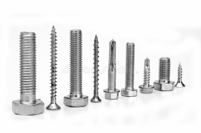 Vis et boulons. photo stock. Image du fond, noix, connexion - 2665048