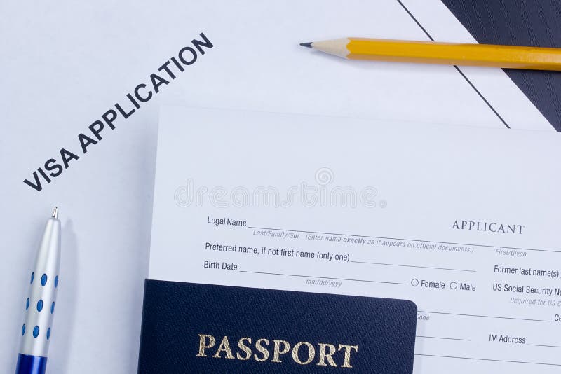 Visa Application stock image. Image of immigration, application - 26070265