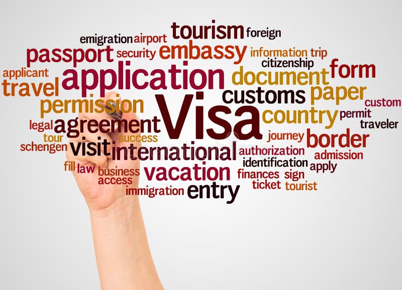 Word Visa Stock Illustrations – 1,242 Word Visa Stock Illustrations ...