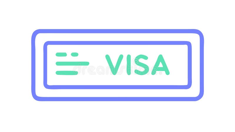 VISA Card Icon for Payment Systems, Vector Design Generative AI Stock ...