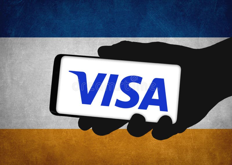 Visa Company Logo on Mobile Device Editorial Stock Image - Image of ...