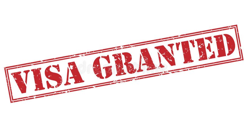 Visa stamp stock vector. Illustration of access, document - 18102828