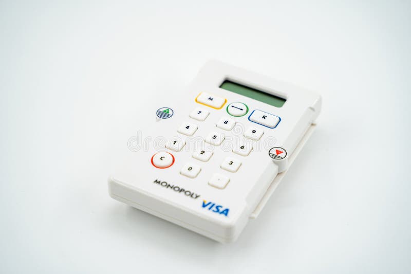 Visa Payment Terminal in the Monopoly Electronic Banking Board Game ...
