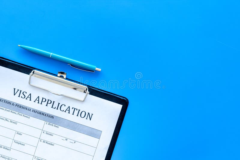 Visa Prosessing. Registration of Visas. Visa Application Form and Pen ...