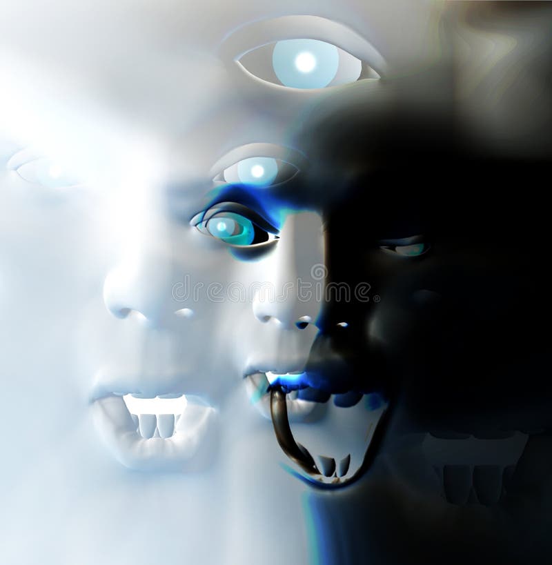 Visage 8 D'horreur Image. Image: 1535484