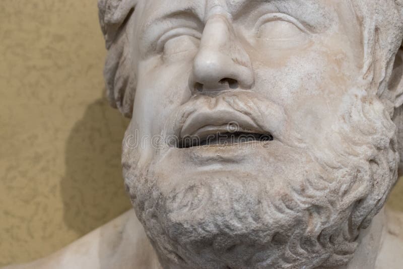 Statue De Buste D'un Homme Barbu Image stock - Image du figure, barbu ...