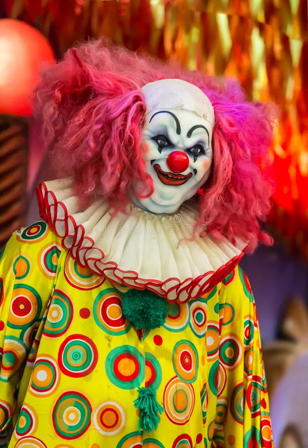 Clown effrayant de monstre photo stock. Image du artistique - 35465958