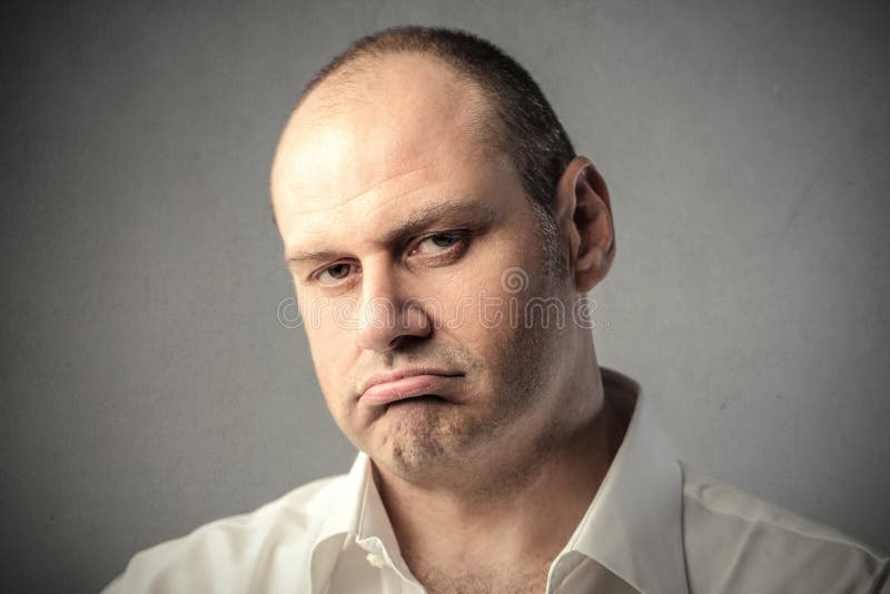 Visage ennuyé photo stock. Image du reniflez, alésé, gêné - 52338698
