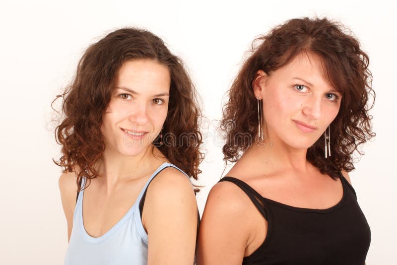 Visages heureux de femmes image stock. Image du visage - 783255