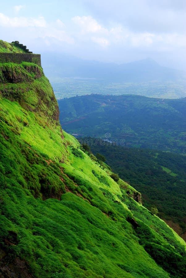 Visapur Fort stock image. Image of pune, maharashtra - 37614043