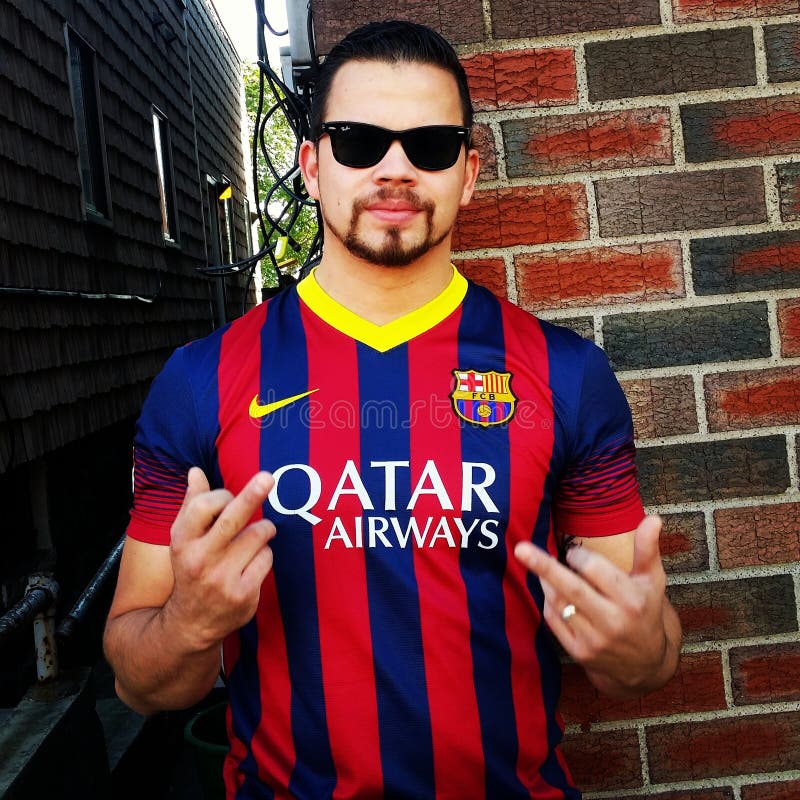 Visca Barca. El clasico editorial photography. Image of real - 46431812