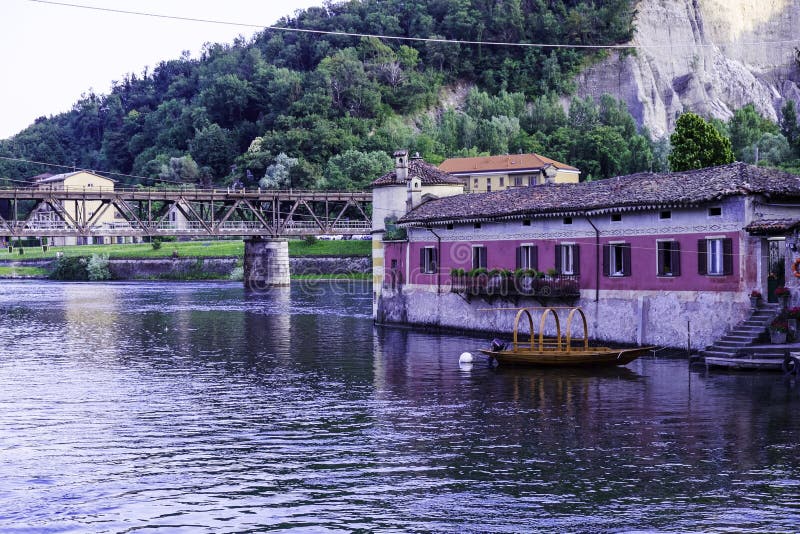 Viscontea island stock image. Image of bridge, panorama - 42580393