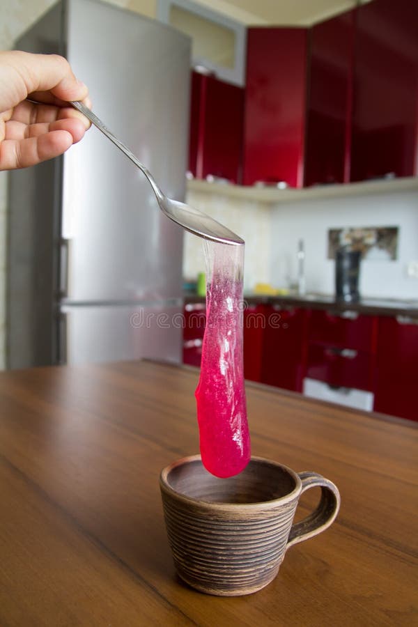 Viscous and Sticky Substance Stock Image - Image of unrecognizable ...