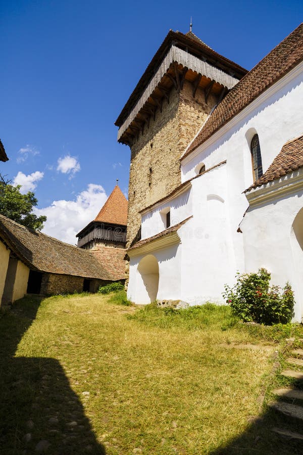 Viscri fortified monastery stock image. Image of ancient - 75522049