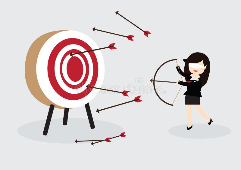 Visez le concept illustration stock. Illustration du enjeu - 53135008