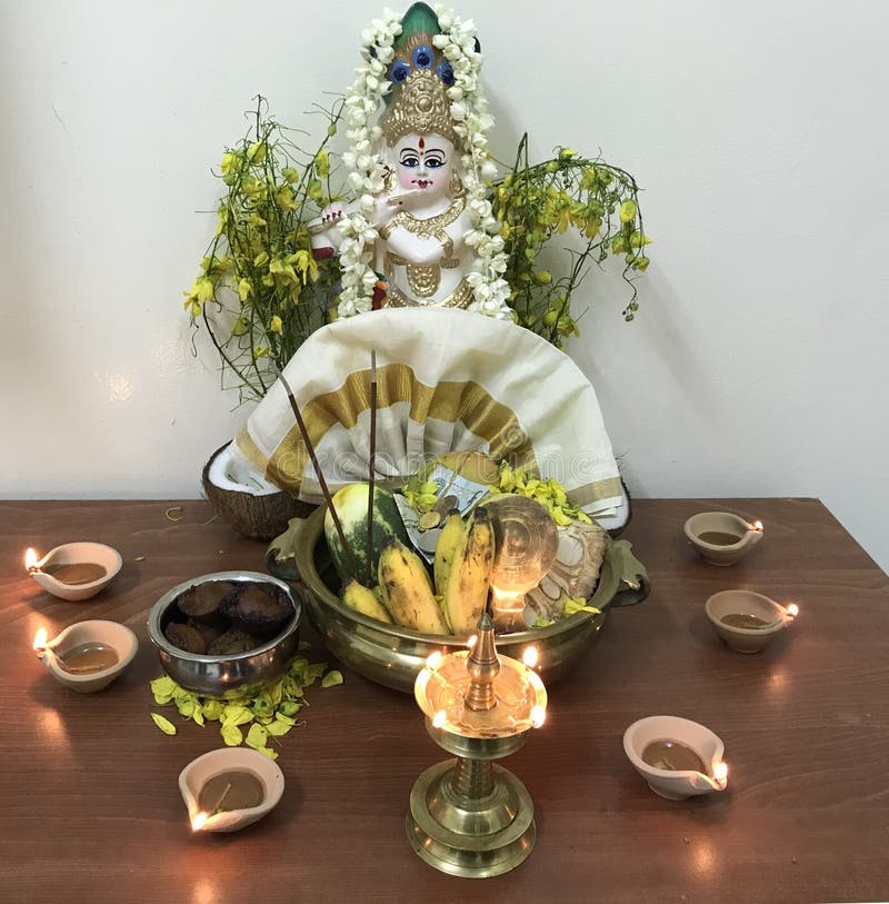 Vishukkani prepared Kerala stock photo. Image of kani - 146180788