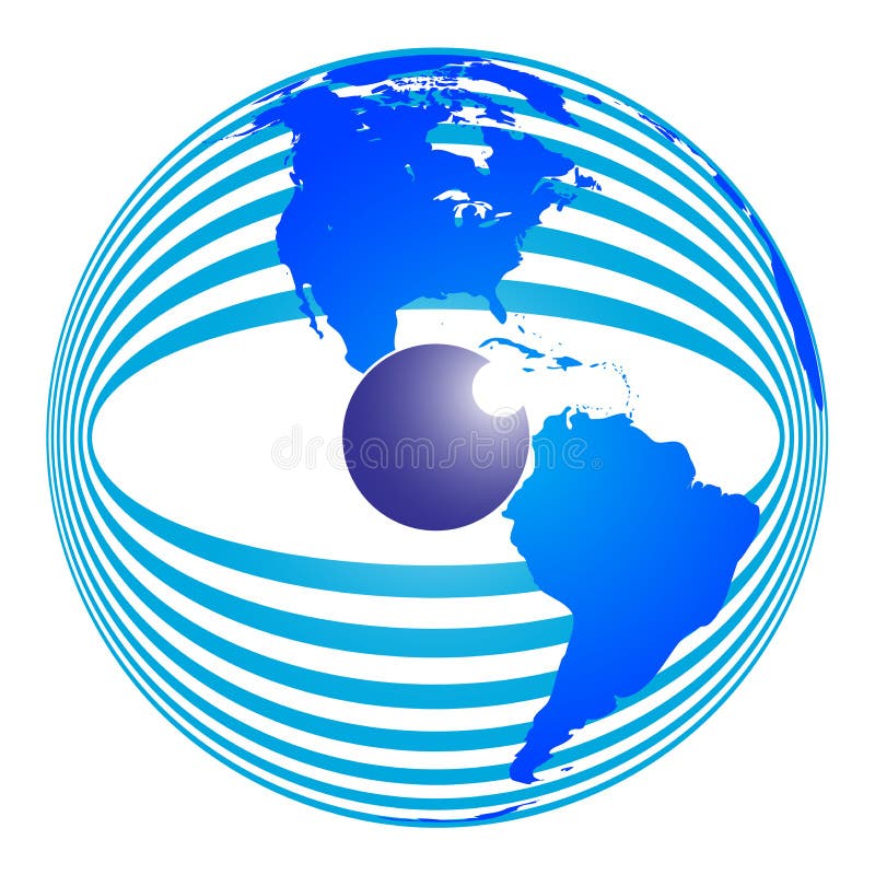 Vision global ilustración del vector. Ilustración de empresario - 38961834