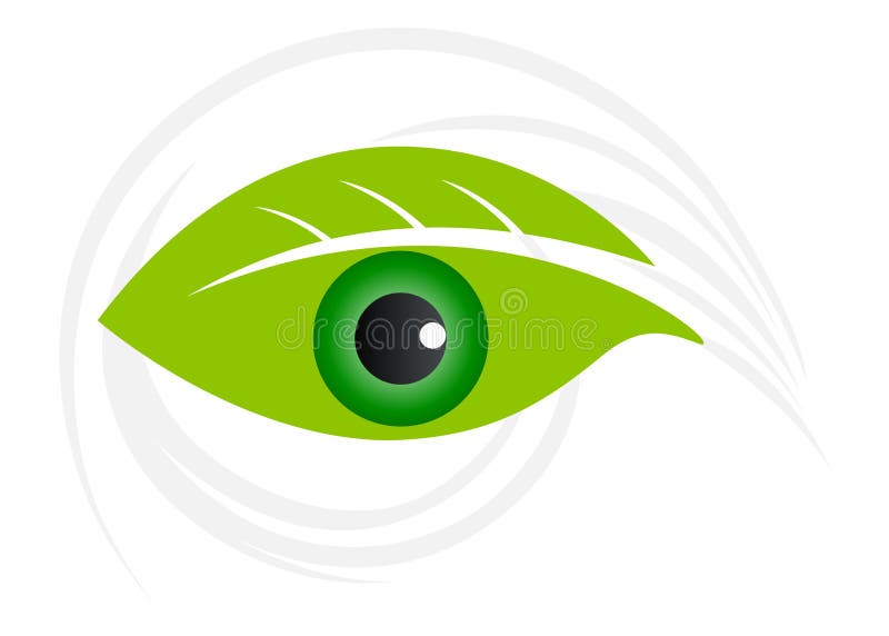 Visión verde ilustración del vector. Ilustración de creatividad - 23280592