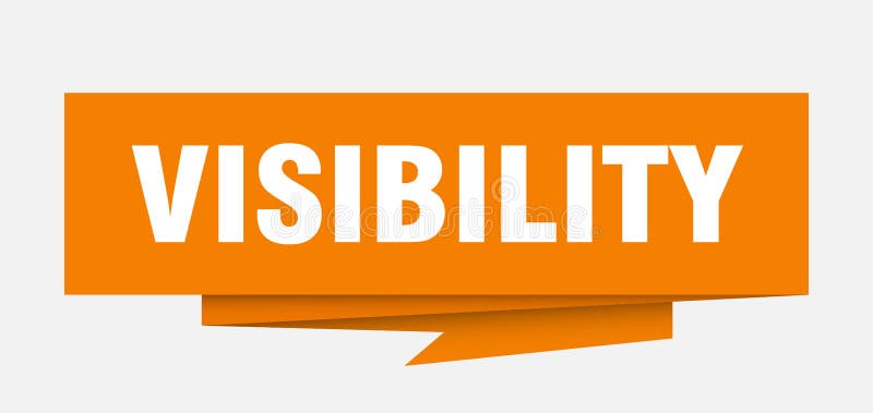 Visibilidad ilustración del vector. Ilustración de cinta - 124345439