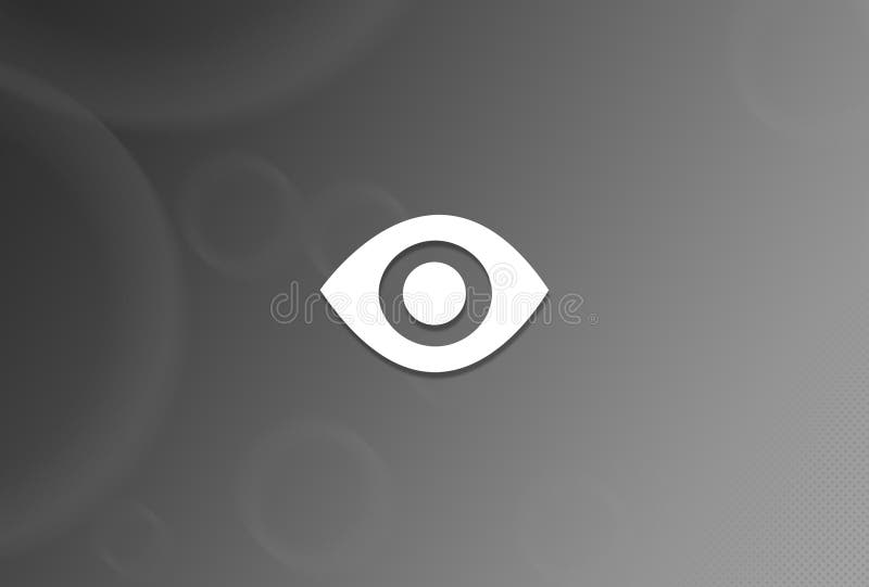 Visibility icon stock illustration. Illustration of round - 262111926