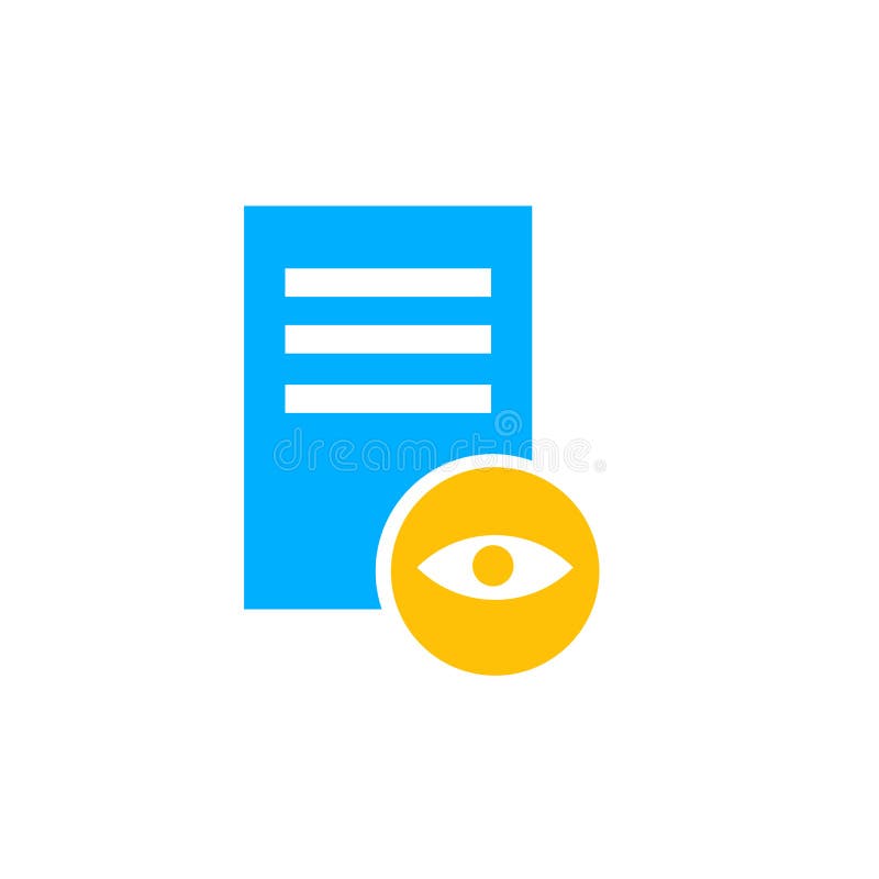 Visibility Icon Vector Sign and Symbol Isolated on White Background ...