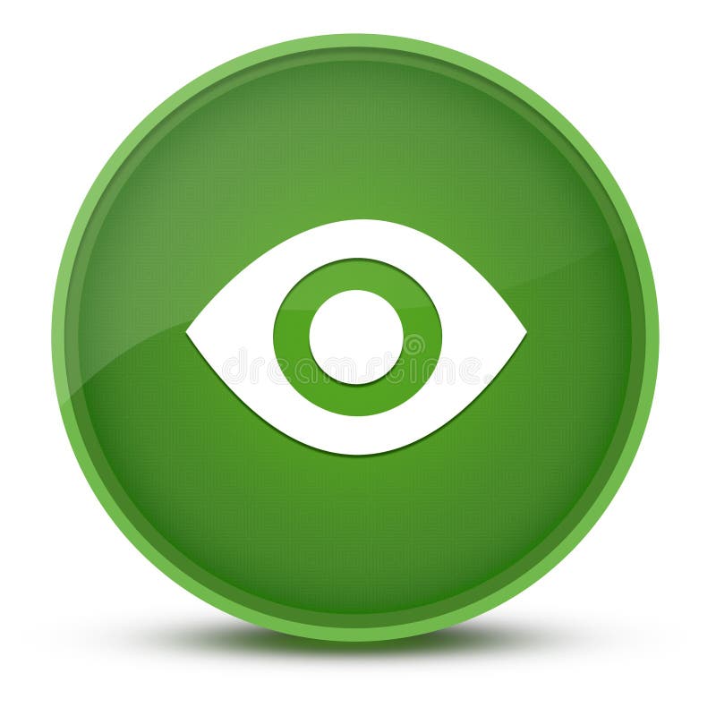 Visibility Luxurious Glossy Green Round Button Abstract Stock ...