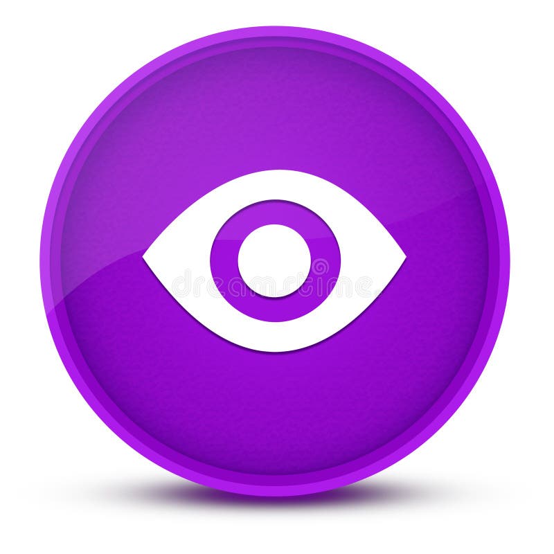 Visibility Luxurious Glossy Purple Round Button Abstract Stock ...