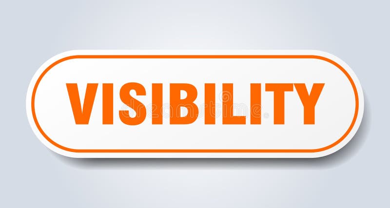 Visibility Sticker Stock Illustrations – 1,007 Visibility Sticker Stock ...