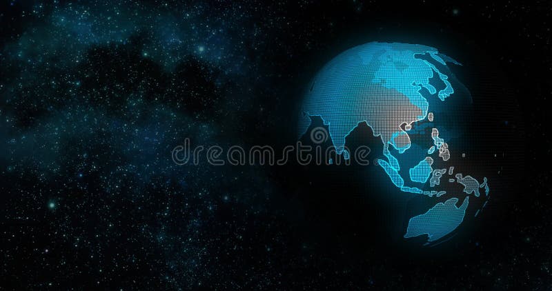 Visible Earth Blue Marble Digital Clouds Earth Rotating Animation ...