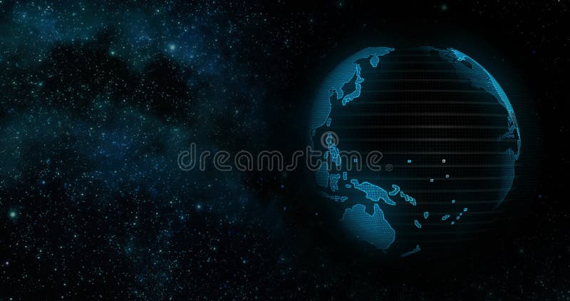 Visible Earth Blue Marble Digital Clouds Earth Rotating Animation ...