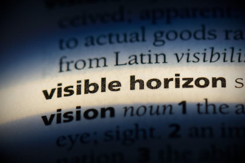 Visible horizon stock image. Image of focus, close, isolated - 161394119
