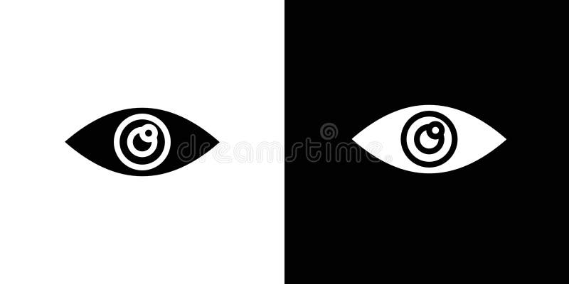 Visible Icon Isolated Flat Vector in Outline Stock Vector ...