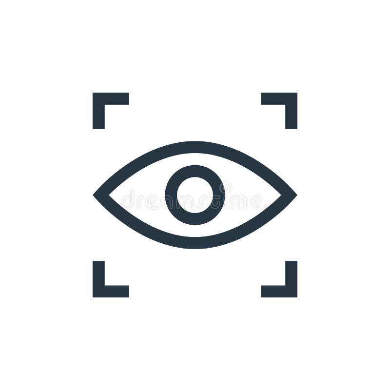 Visible Icon On White Background Simple Element Illustration From User Interface Concept Stock