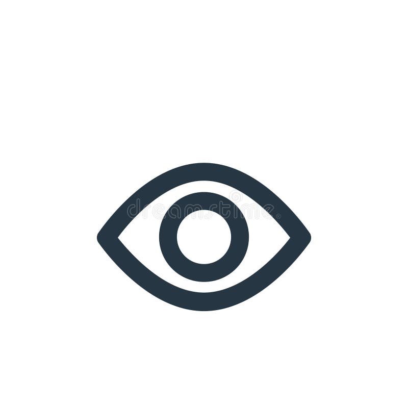 Visible Icon in Filled, Thin Line, Outline and Stroke Style. Vector ...