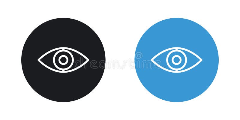 Visible icon vector stock vector. Illustration of black - 348159409