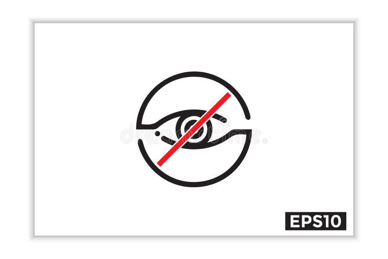 Visible and Invisible Icons, Hide Icons, Invisible Logos, Illustrations ...