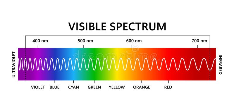 Visible Light Spectrum, Infared and Ultraviolet. Optical Light ...