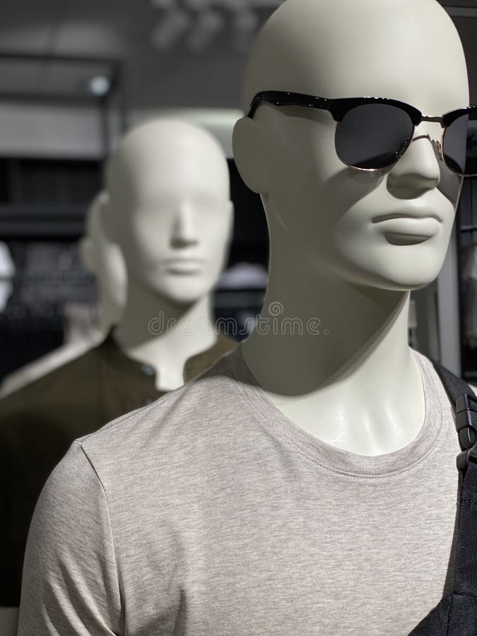A Line of Mannequins Wearing the Correct Colurs for the Days of the ...