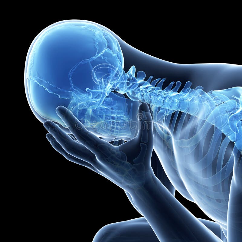 Visible skeleton stock illustration. Illustration of emotions - 34776977