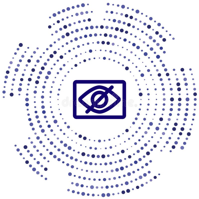 Visible Vector Icon. Visible Editable Stroke. Visible Linear Symbol for ...