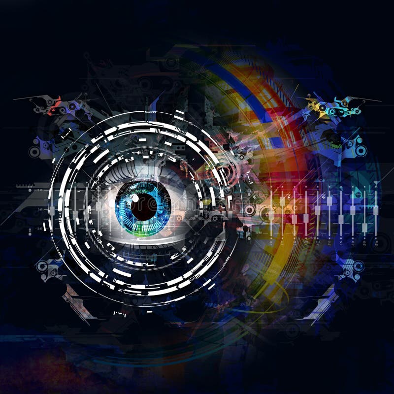 Vision stock illustration. Illustration of geometric - 46839406