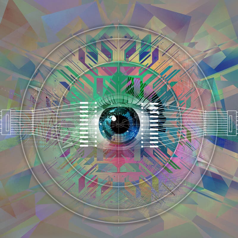 Vision stock illustration. Illustration of meditation - 46870989