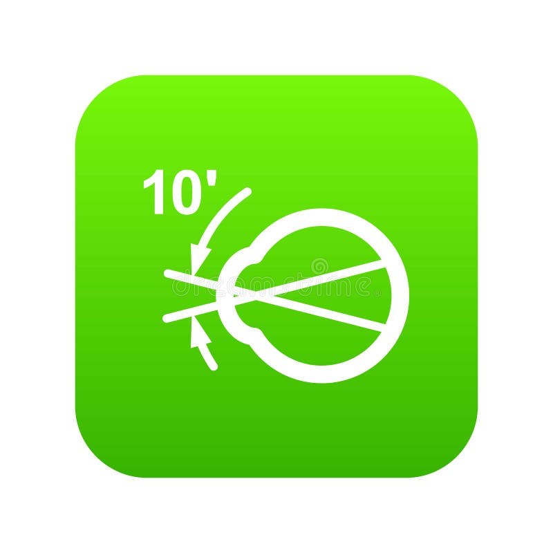 Vision Angle Icon, Simple Style Stock Vector - Illustration of eyeball ...