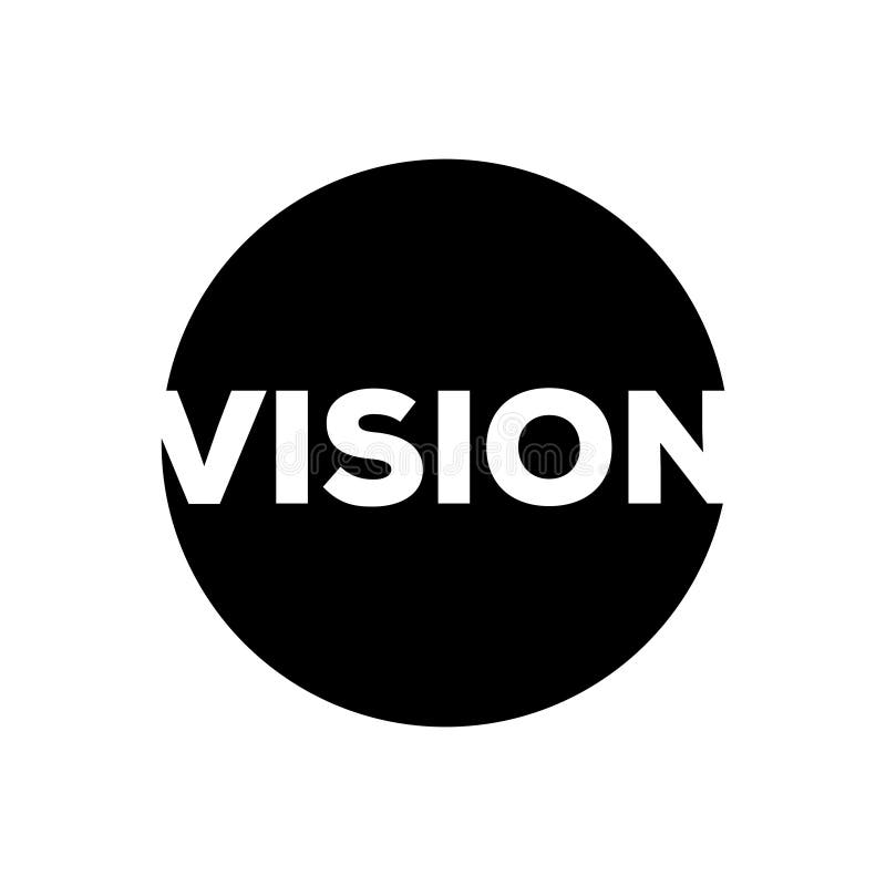Vision Brand Icon Logo. Vision Comapn Stock Vector - Illustration of ...