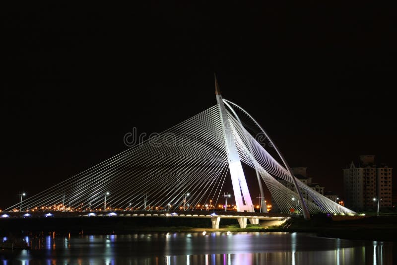 Vision Bridge stock photo. Image of lake, bridge, putrajaya - 6875012