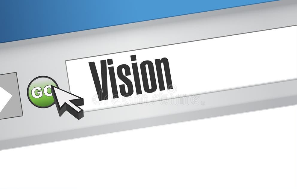 Vision Browser Sign Concept Illustration Stock Illustration ...
