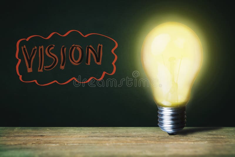 Vision and bulb stock image. Image of innovation, filter - 135667263