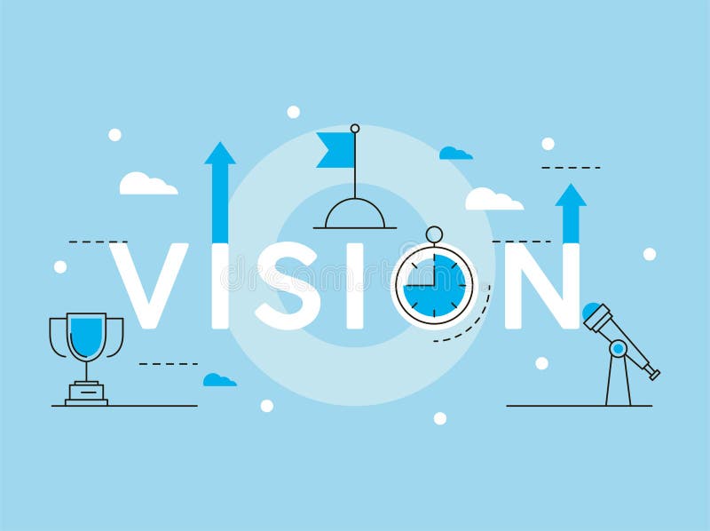 Vision business elements stock vector. Illustration of design - 230061460