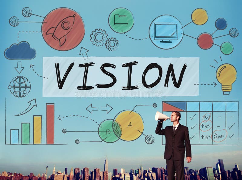 Vision Business Growth Corporate Target Concept Stock Image - Image of ...