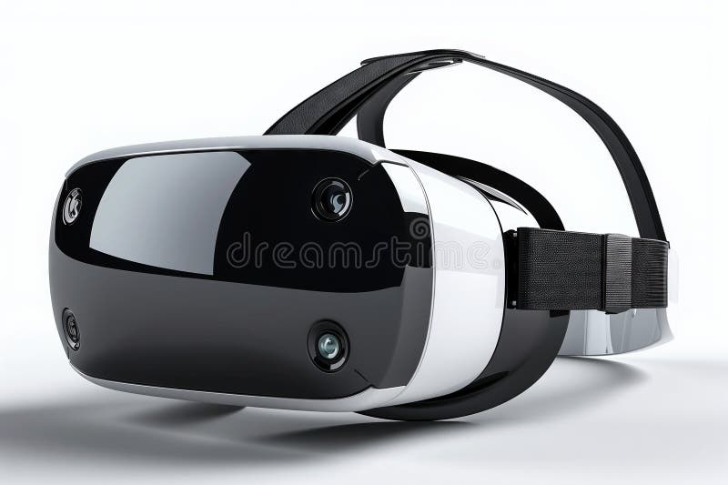 Vision Care Accessory in White, Virtual Reality Headset on Surface ...